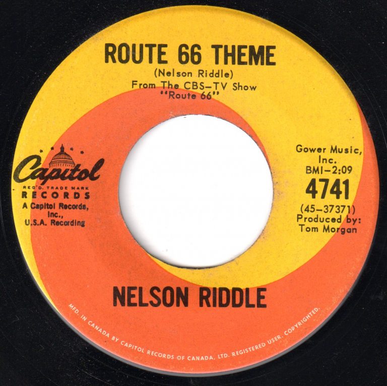 Route 66 by Nelson Riddle - 1962 Hit Song - Vancouver Pop Music ...