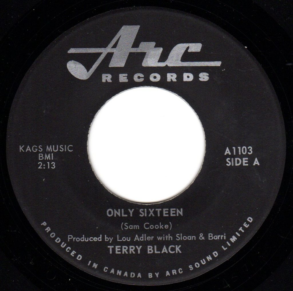 Only Sixteen by Terry Black - 1965 Hit Song - Vancouver Pop Music ...