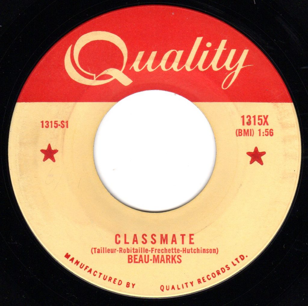 Classmate by The Beau-Marks - 1961 Hit Song - Vancouver Pop Music ...
