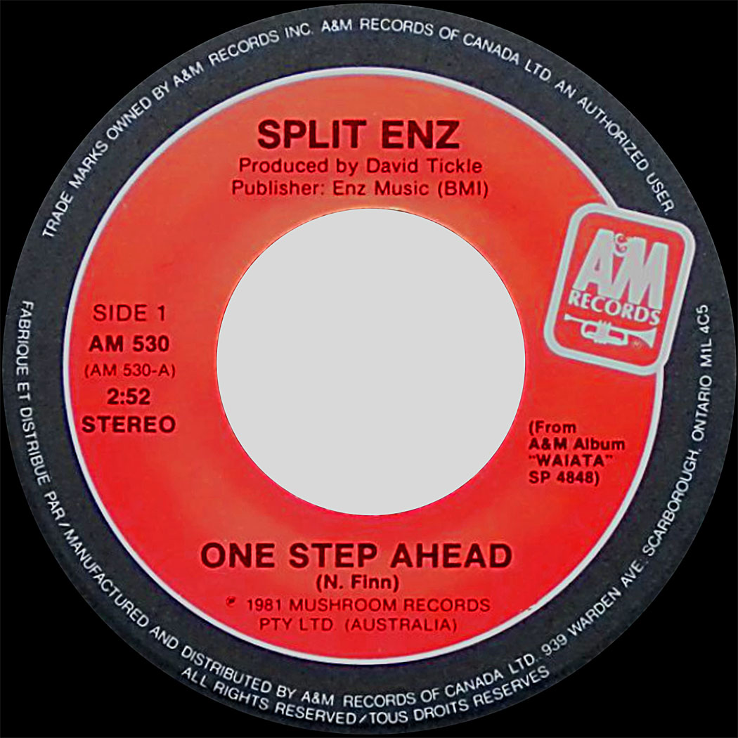 One Step Ahead by Split Enz - 1981 Hit Song - Vancouver Pop Music Signature Sounds
