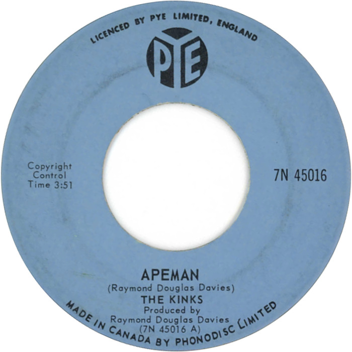 Apeman by The Kinks - 1971 Hit Song - Vancouver Pop Music Signature Sounds