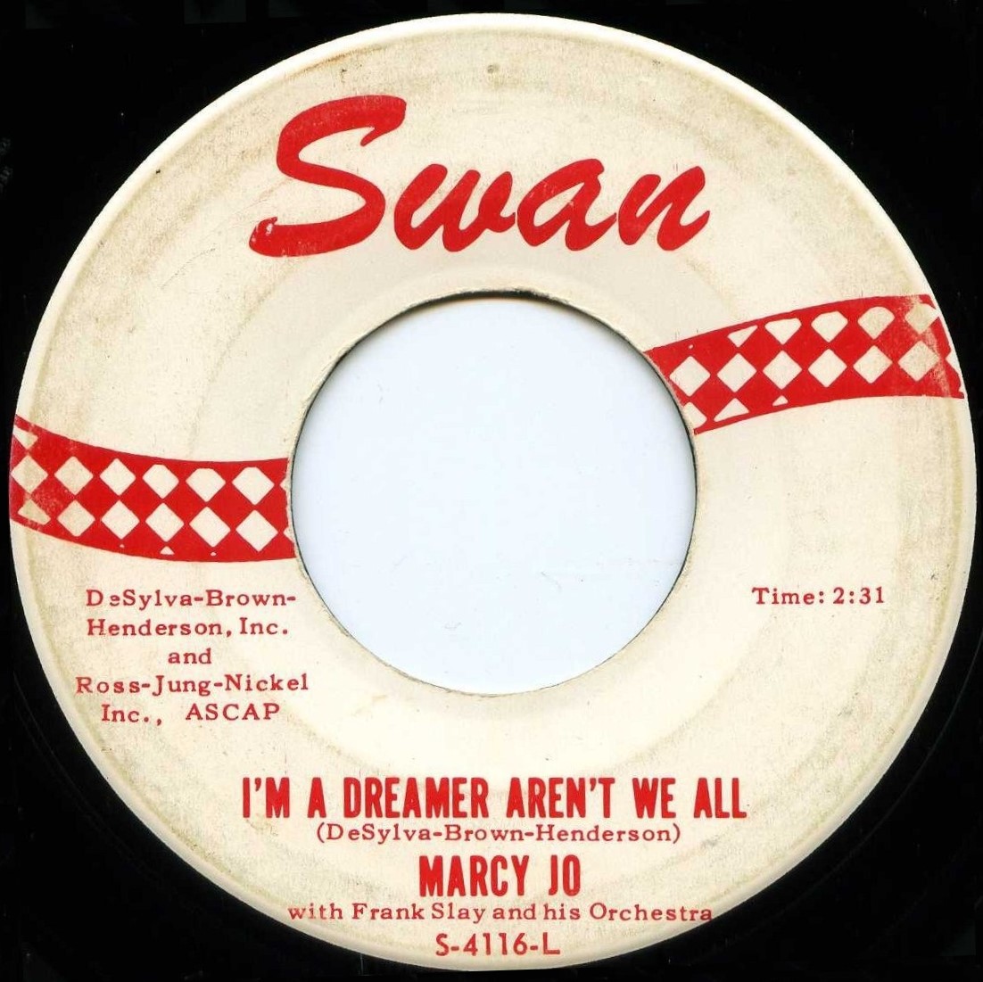 I'm A Dreamer, Aren't We All by Marcy Jo - 1962 Hit Song - Vancouver ...