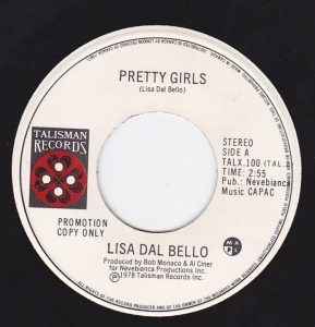 Pretty Girls by Lisa Dal Bello - 1978 Hit Song - Vancouver Pop Music ...