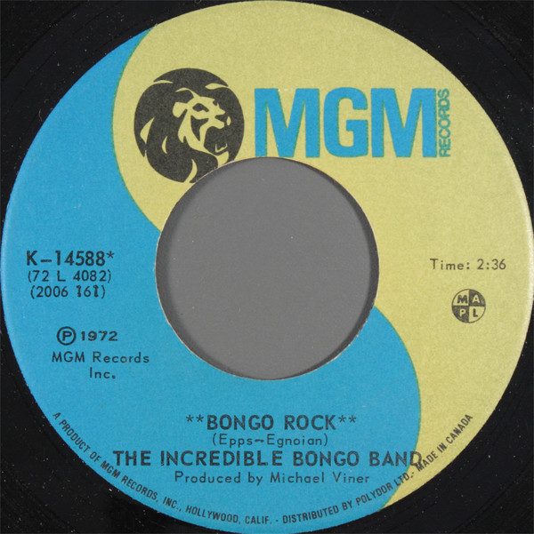 Bongo Rock by Incredible Bongo Band - 1973 Hit Song - Vancouver Pop ...