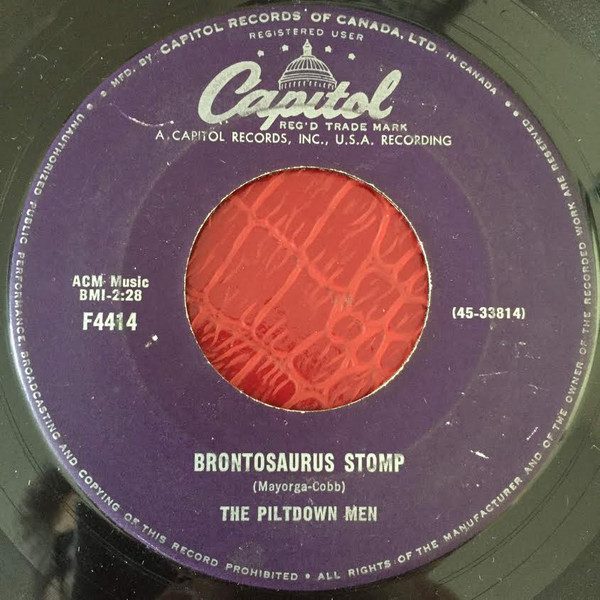 Brontosaurus Stomp by Piltdown Men - 1960 Hit Song - Vancouver Pop ...