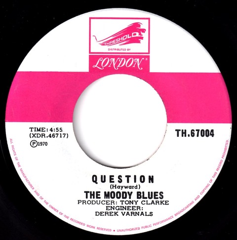 Question by The Moody Blues - 1970 Hit Song - Vancouver Pop Music ...