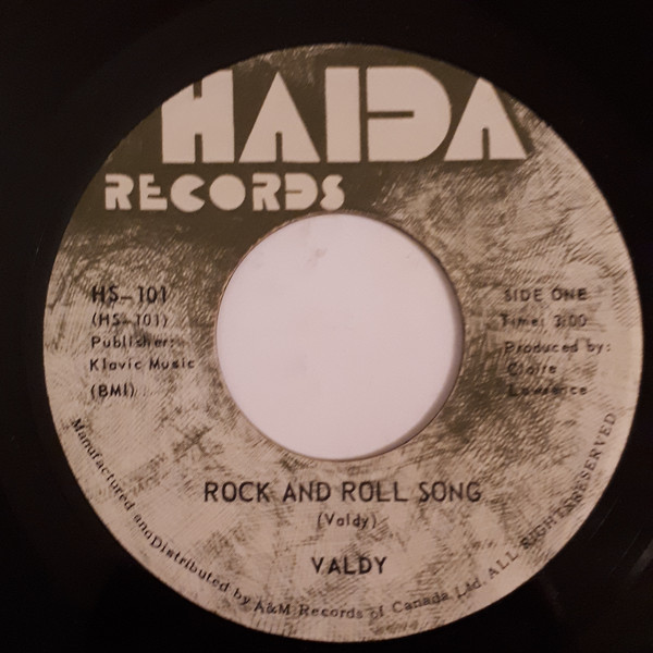 Rock And Roll Song by Valdy - 1972 Hit Song - Vancouver Pop Music ...