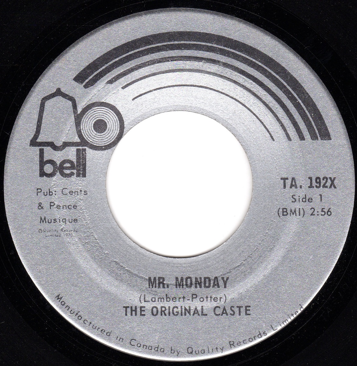 Mr. Monday by the Original Caste - 1970 Hit Song - Vancouver Pop Music ...