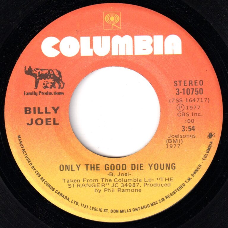Only The Good Die Young by Billy Joel - 1978 Hit Song - Vancouver Pop ...