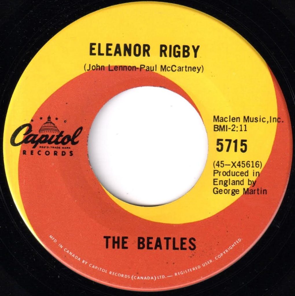 Eleanor Rigby by the Beatles - 1966 Hit Song - Vancouver Pop Music ...