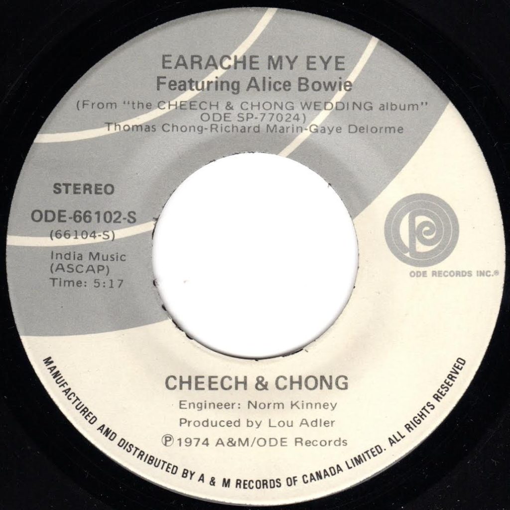 Earache My Eye by Cheech & Chong - 1974 Hit Song - Vancouver Pop Music ...