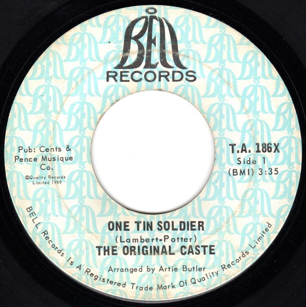 One Tin Soldier by the Original Caste - 1969 Hit Song - Vancouver Pop ...